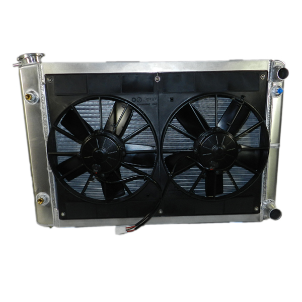 Camaro Firebird Radiator Module 67-69 LT Engine W/ Spal Dual 11” Fans ...