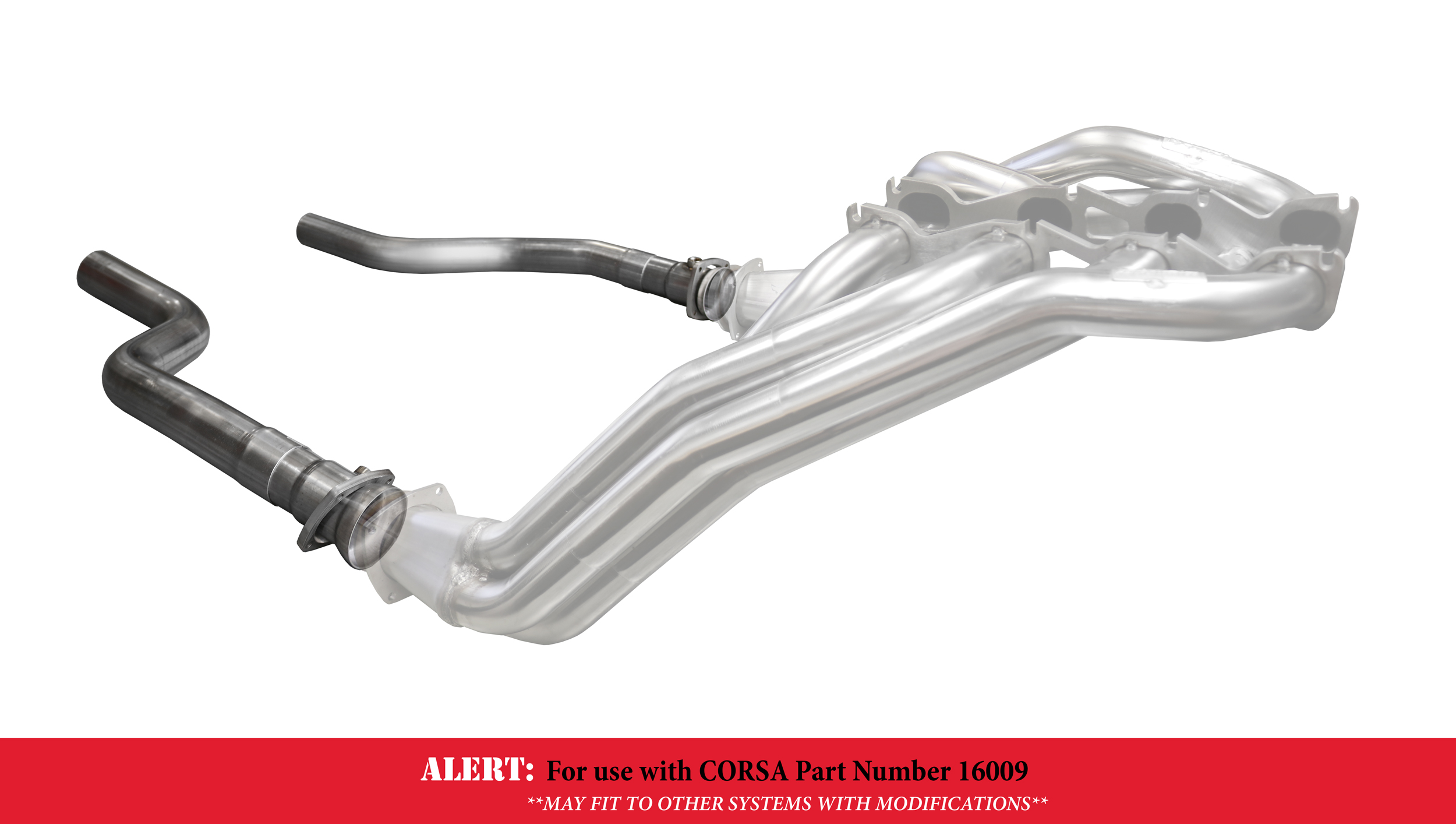 Long Tube Header Connection Pipes Works With Corsa Headers/X-Pipes 08 ...