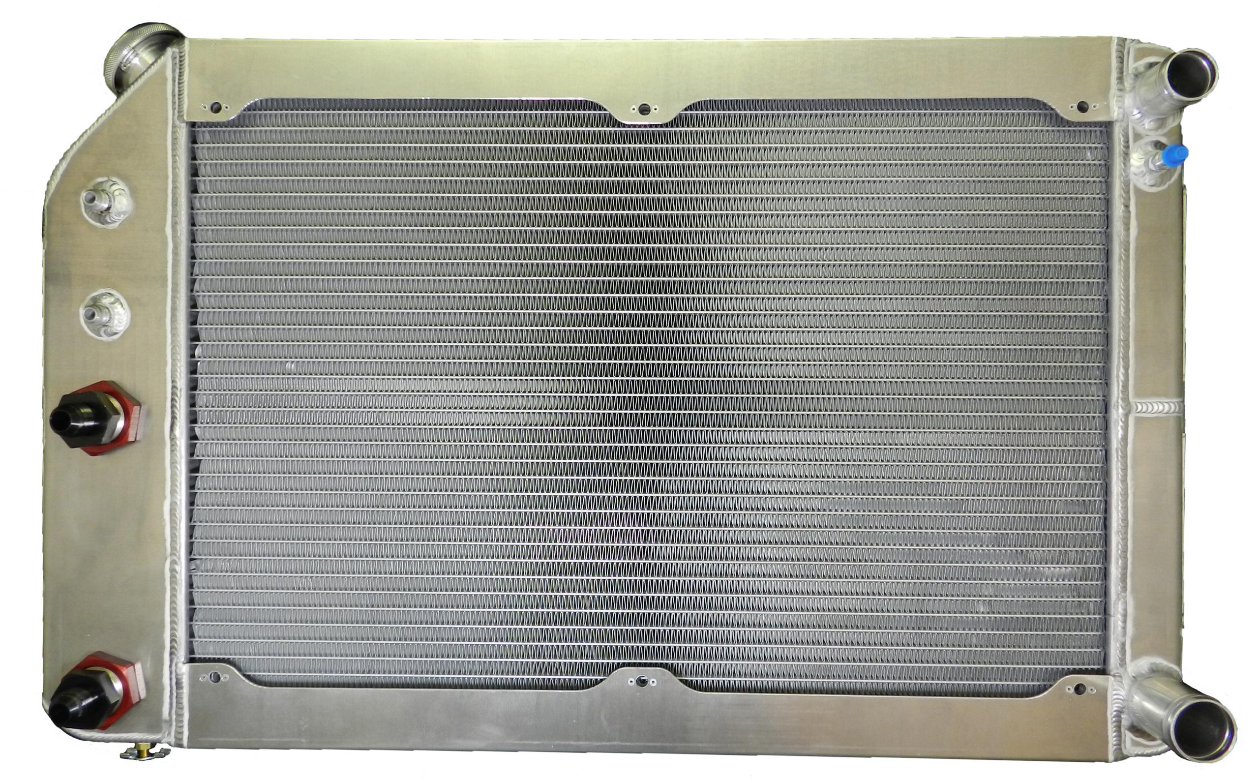 Chevrolet Camaro Pontiac Firebird 1967-69 Extruded Tube 2 Pass Radiator ...