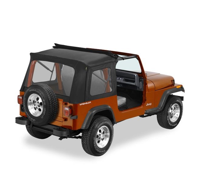 Jeep YJ/CJ7 Soft Top Sunrider w/Clear Windows 76-95 Jeep Wrangler YJ/CJ ...