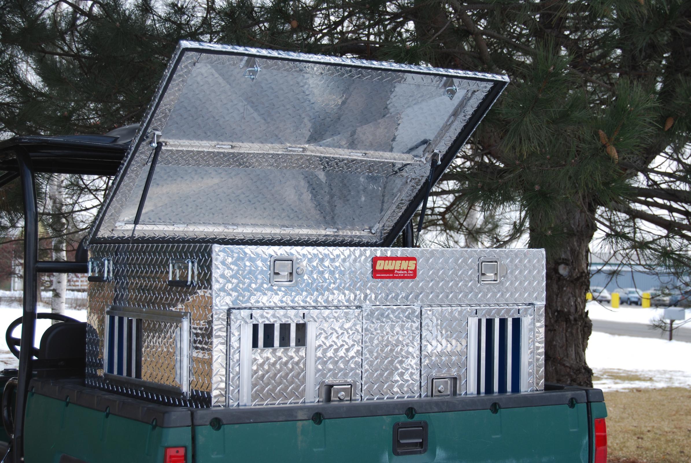 Dog Box Utv Std Vents W Top Storage & Extra Vents On Back Aluminum ...
