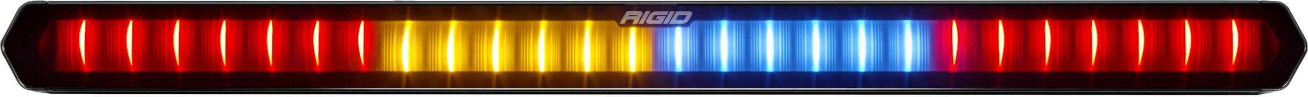 28 Inch LED Light Bar Rear Facing 27 Mode 5 Color Surface Mount Chase ...