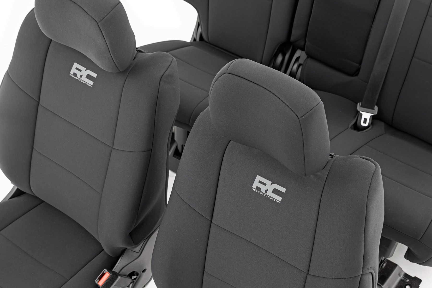 Seat Covers Front Row and Rear Row Bench Jeep Grand Cherokee WK2 2WD ...