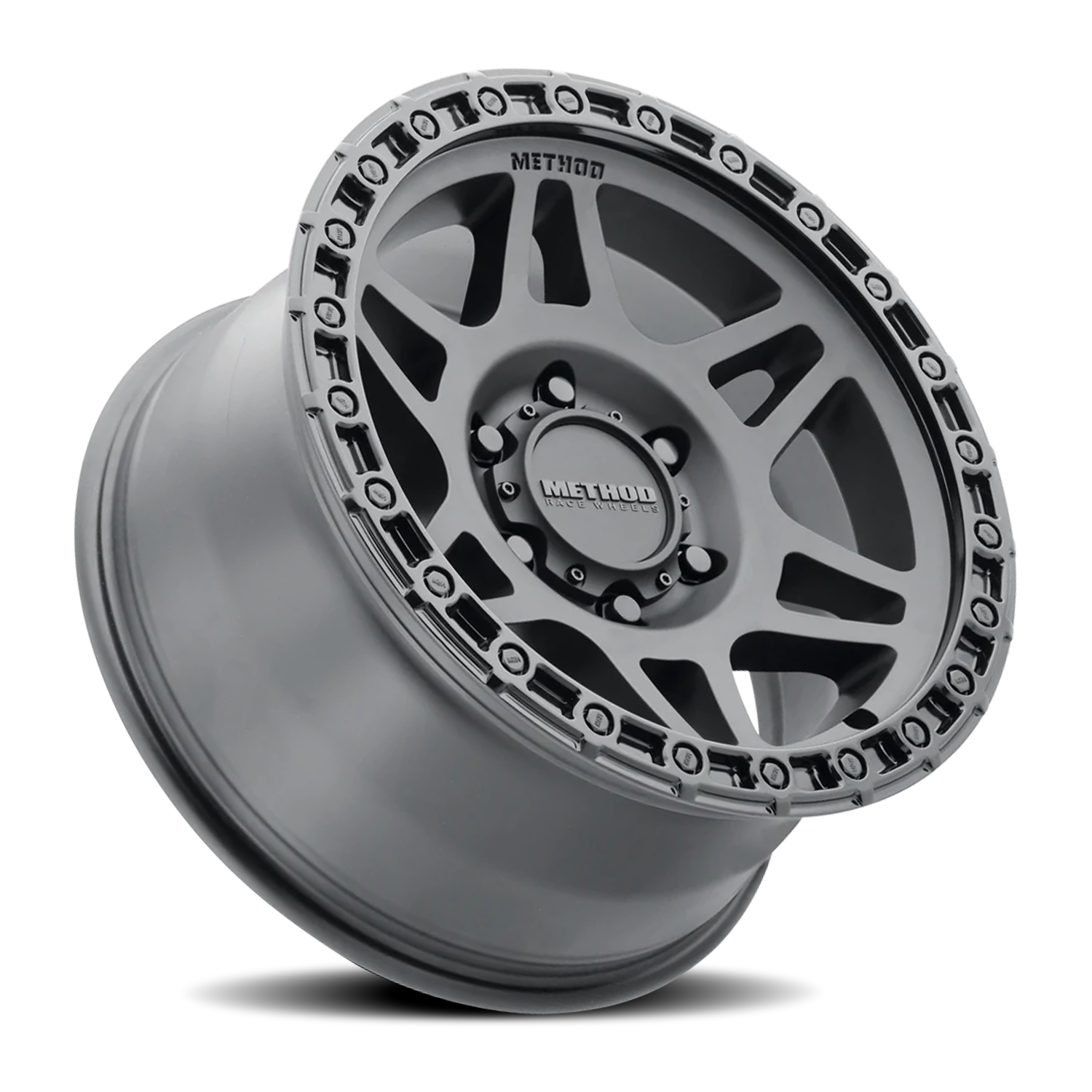 Aluminum Wheels 18x9 MR312 Double Matte Black MBGL Gloss Black Lip ...