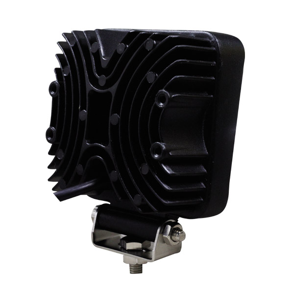 4 Inch Work Light 27 Watt 60 Degree Flood Fracture Series Quake LED ...