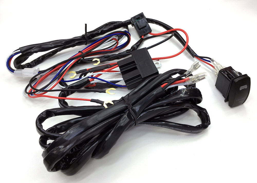 Dual Color Wire Harness Heavy Duty 14 Gauge Quake LED | Big Island Offroad