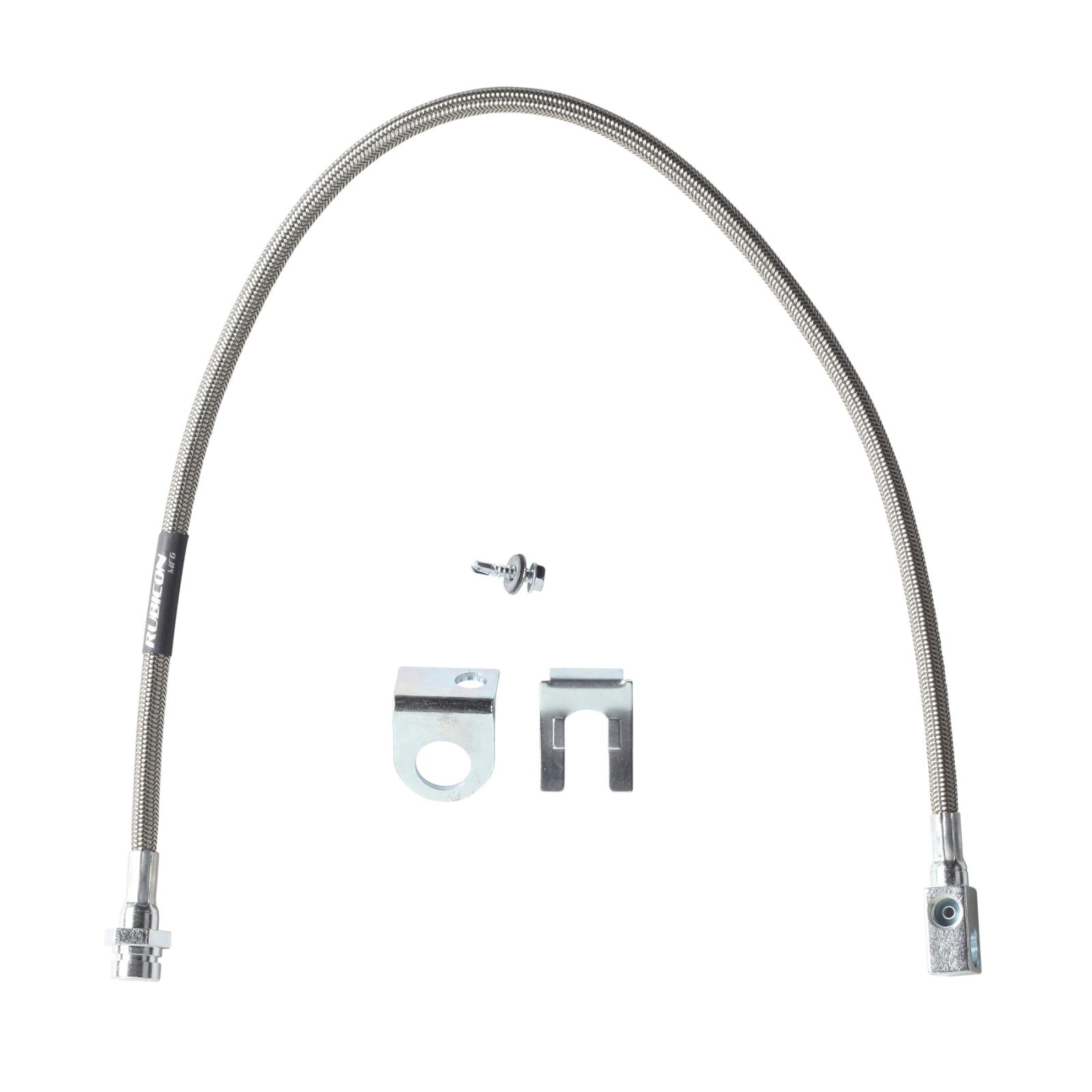 TJ Rear Brake Line 24 inch Stainless Steel 97-06 Wrangler TJ/TJ ...